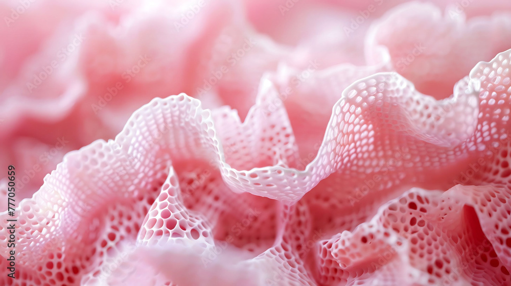 Microscope view of 3D-printed tissue matrix medical innovation Stock ...