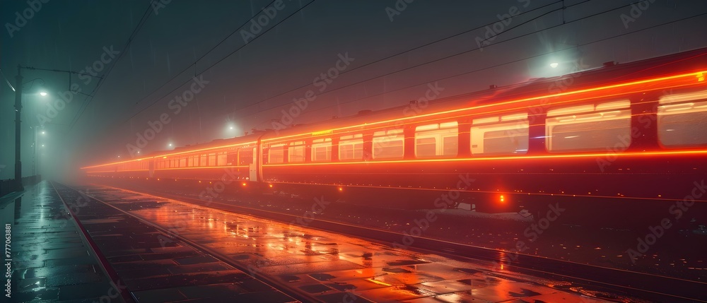 Highspeed night photography with long exposure for dynamic digital ...