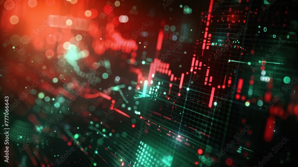 A holographic display of a computer screen with code overflowing from ...