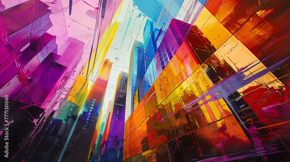 Foto de Mesmerizing ultra 4k, 8k colorful background resembling a ...