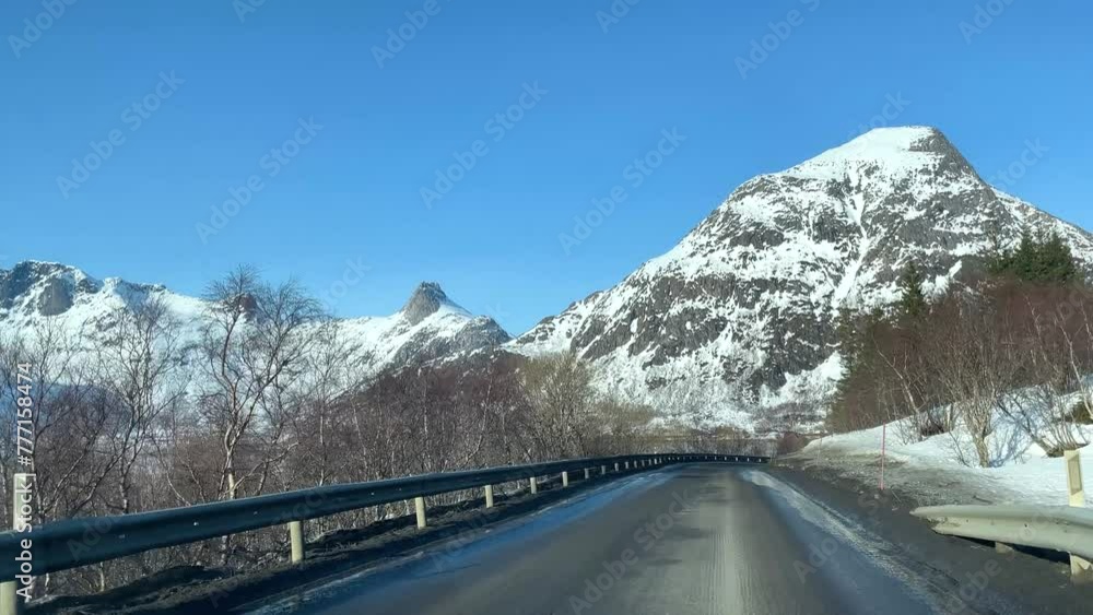 The most beautiful roads. Road the Lofoten islands. Norway. Adventure ...