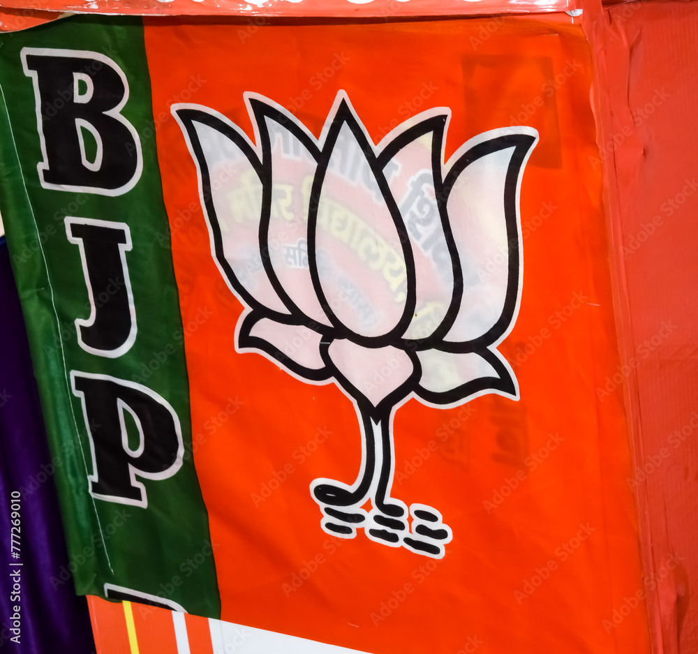 New Delhi, India - February 17 2024 - Bharatiya Janata Party Logo of ...
