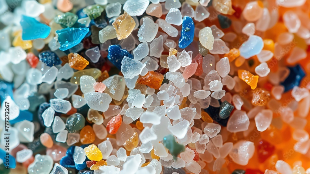 This in-depth view of vivid microplastics depicts how pervasive plastic ...