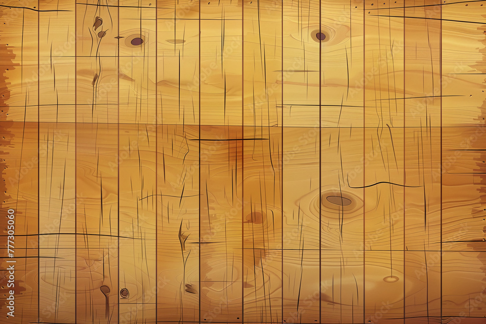 Wooden background vector, simple illustration, flat design style ...