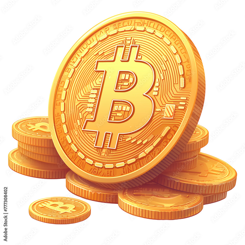 bitcoin gold icon transparent white background png isolated ...