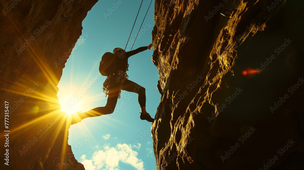 Solo climber conquers rugged peak, leaping barren heights with ...