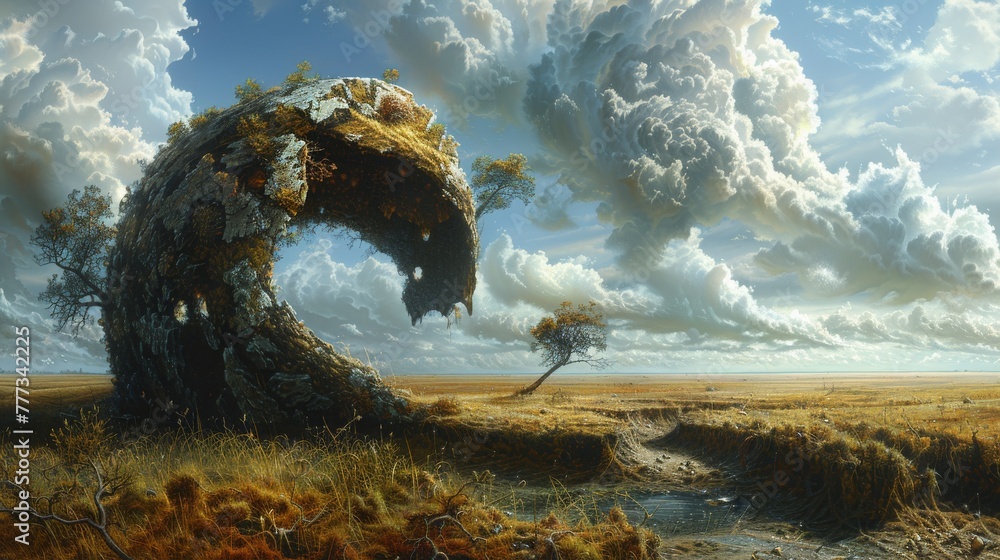 Surrealistic portrayal of the inner struggles and conflicts that define ...