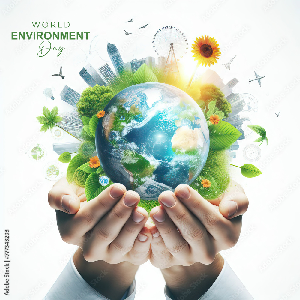 World Environment Day, vector design. World Environment Day poster ...