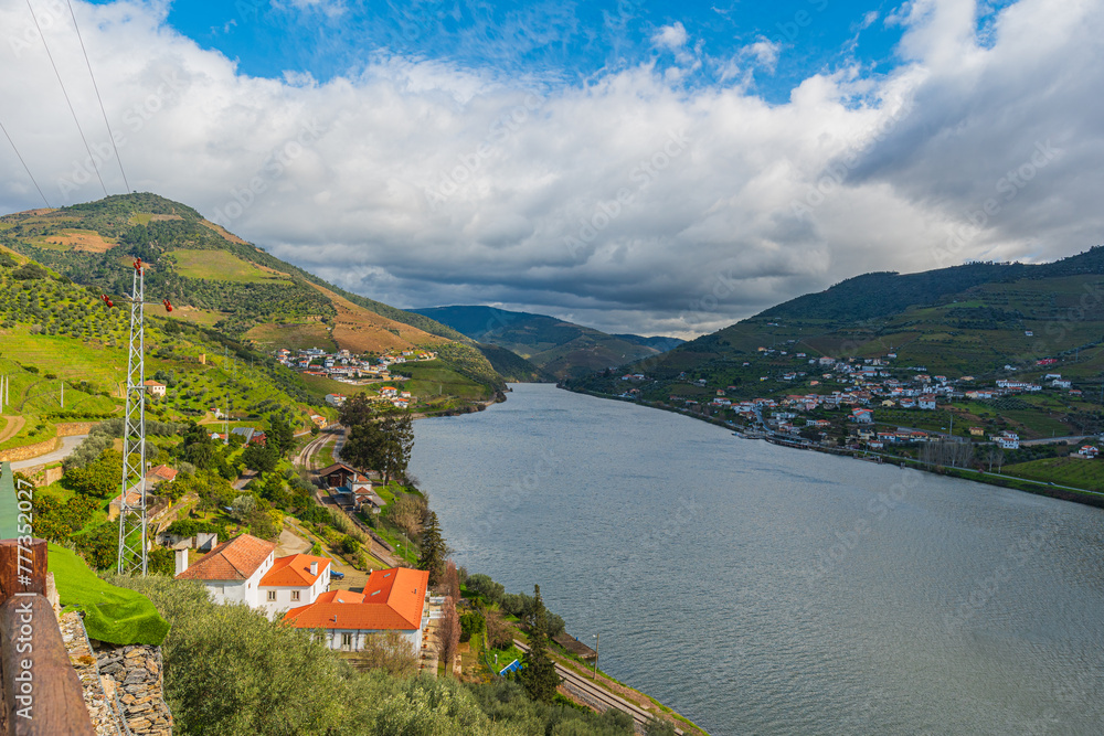 Douro Valley,Portugal. The Douro Valley is a Portugal's most famous and ...