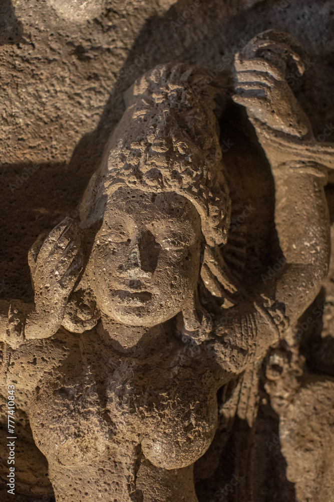 Ajanta caves, a UNESCO World Heritage Site in Maharashtra, India ...