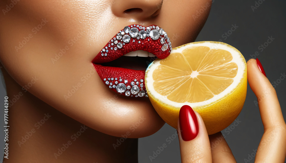 ภาพประกอบสต็อก A close-up image that captures the lower half of a ...