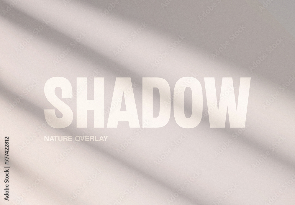 Shadow Wall Overlays Templates Mockup With Generative AI Stock Template ...