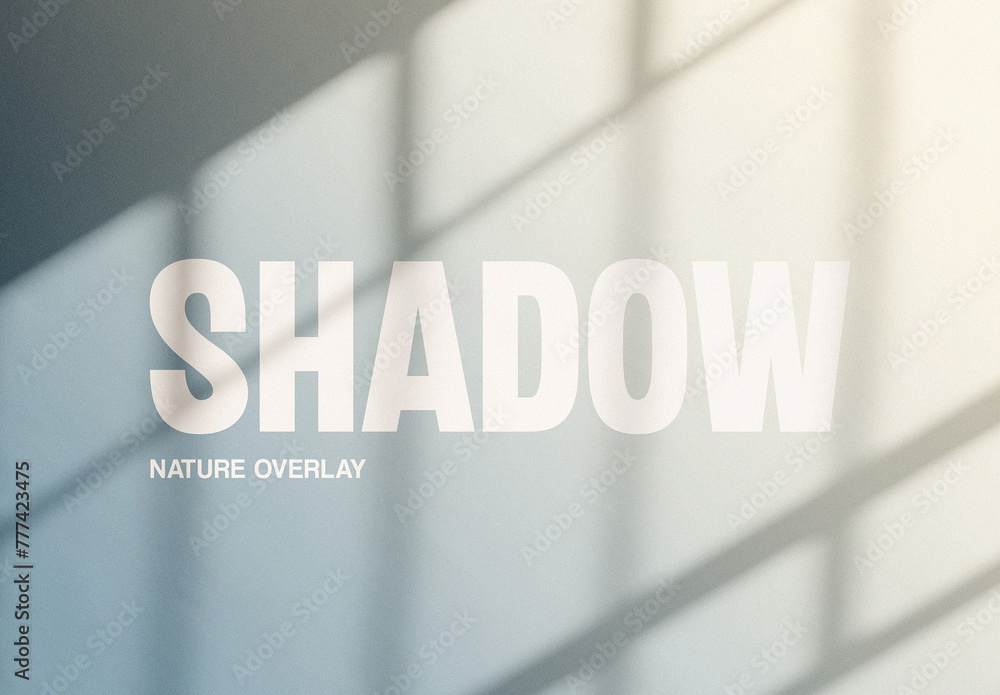 Shadow Overlays Template Mockup With Generative AI Stock Template ...