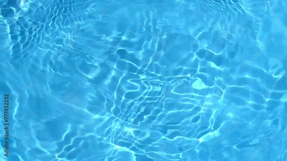 Natural pure blue water surface background. Soft water waves with light ...