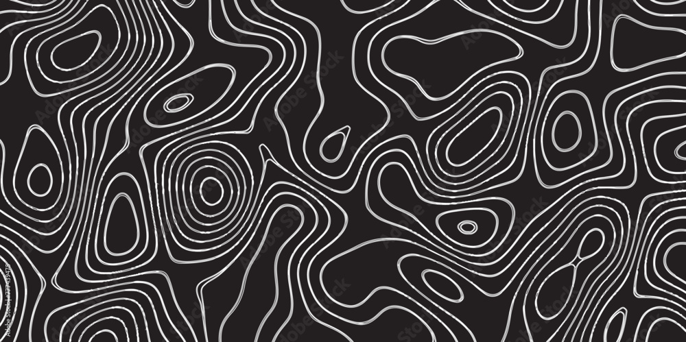 Modern Topographic map terrain texture and landscape grid abstract ...