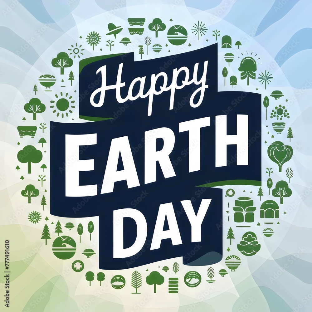Happy Earth Day, earth day banner, illustration of earth day 2024, 22 april 2024, earth planet ...