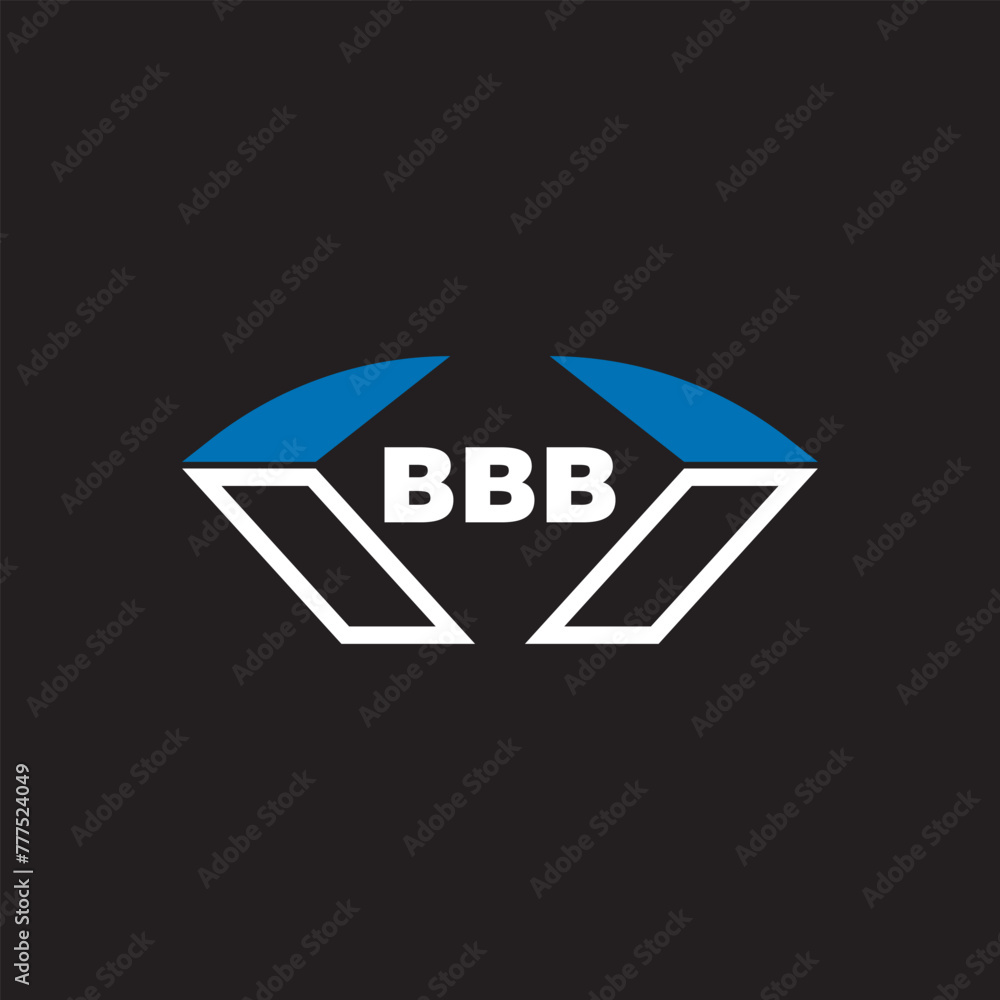 BBB letter logo design on white background. BBB logo. BBB creative ...