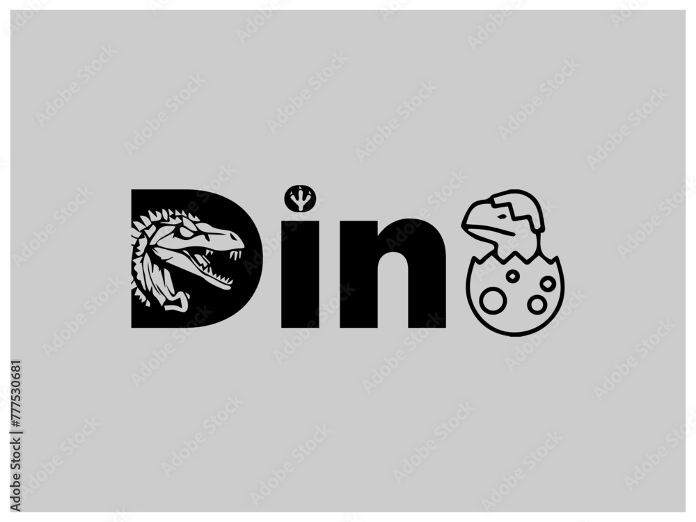 Dinosaur silhouette Silhouette Vector logo Art design,and Graphics ...