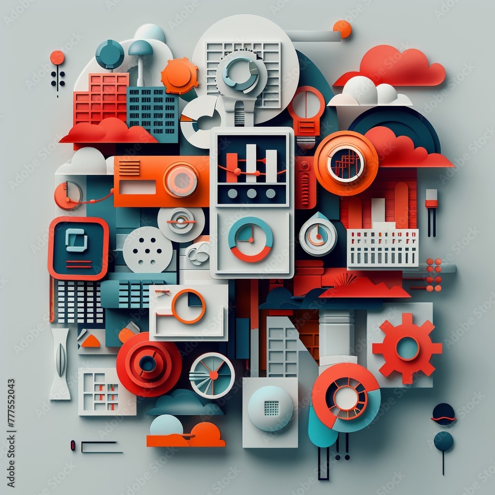 Agent with a tech-savvy twist, integrating elements like digital ...