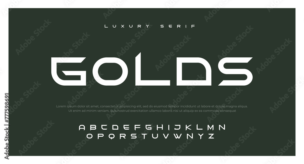 Golds Modern Bold Font. Sans Serif Font. Regular Italic Uppercase ...