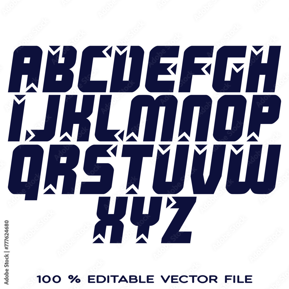 Classic college font. Vintage sport font in american style for football ...