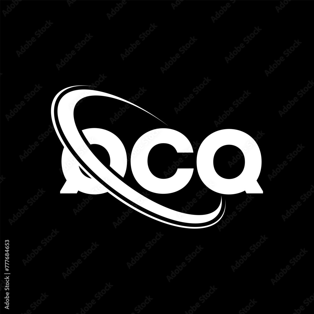 QCQ logo. QCQ letter. QCQ letter logo design. Initials QCQ logo linked ...