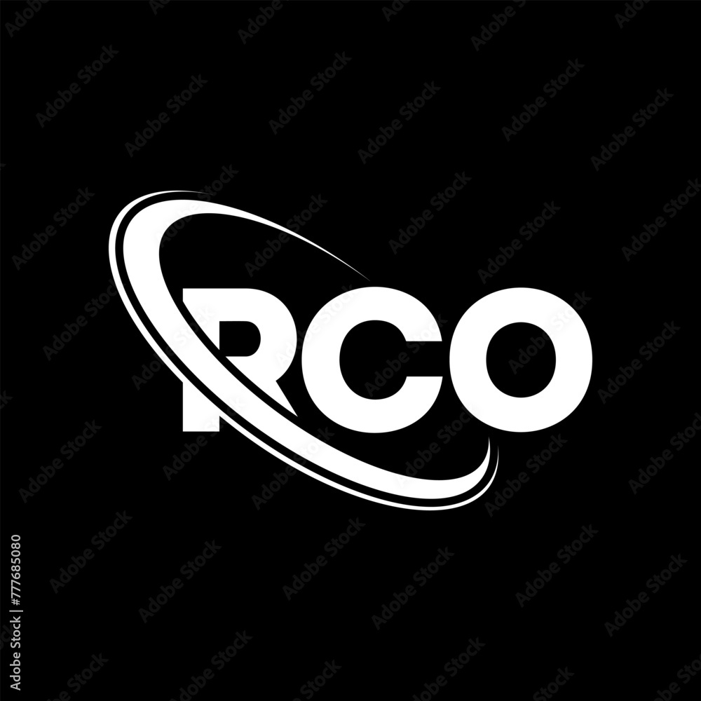 RCO logo. RCO letter. RCO letter logo design. Initials RCO logo linked ...