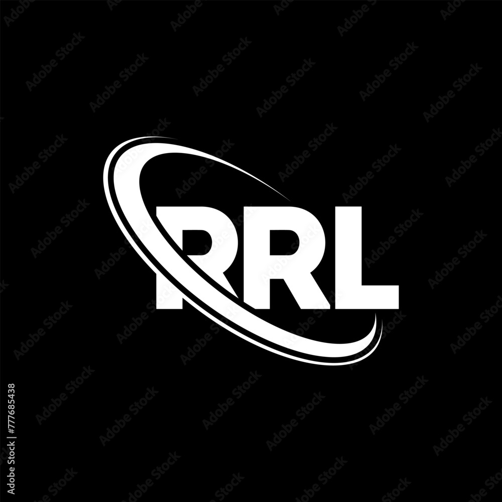 RRL logo. RRL letter. RRL letter logo design. Initials RRL logo linked ...