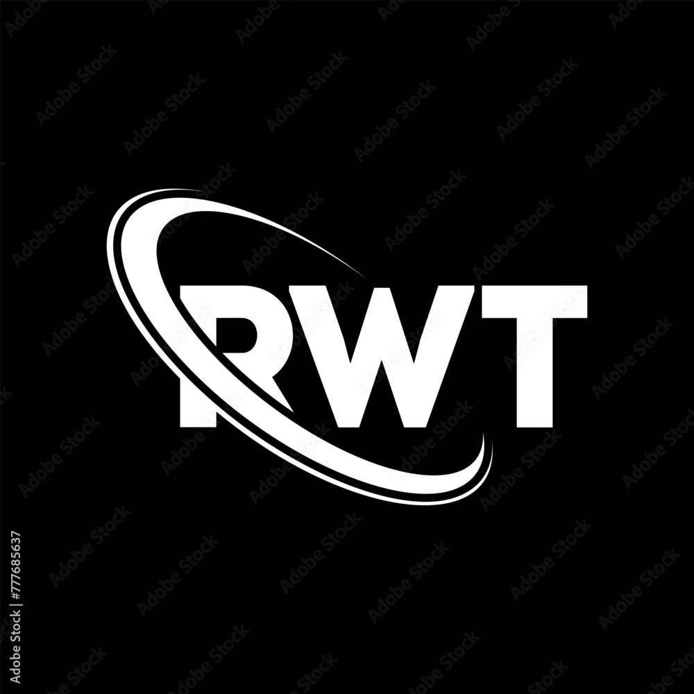 Rwt Logo Rwt Letter Rwt Letter Logo Design Initials Rwt Logo Linked
