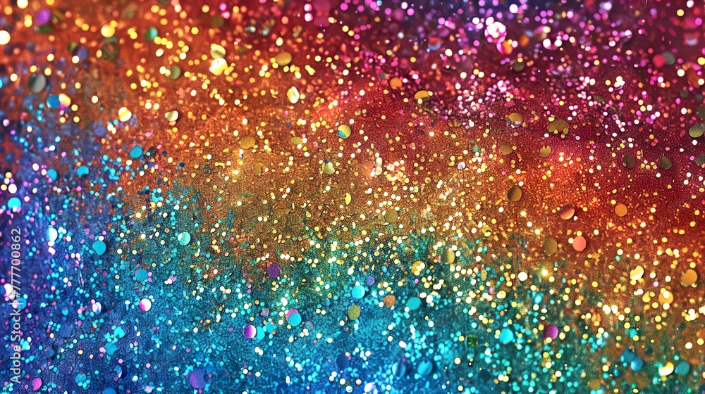 rainbow colourful seamless glitter texture, fine particles Stock ...