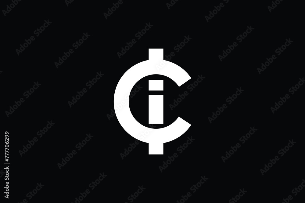 letter c logo, letter i logo, letter ci logo, letter ci finance logo ...
