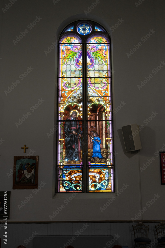 Detroit, Michigan -USA- April 2, 2024- Historic Sacred Heart Roman ...
