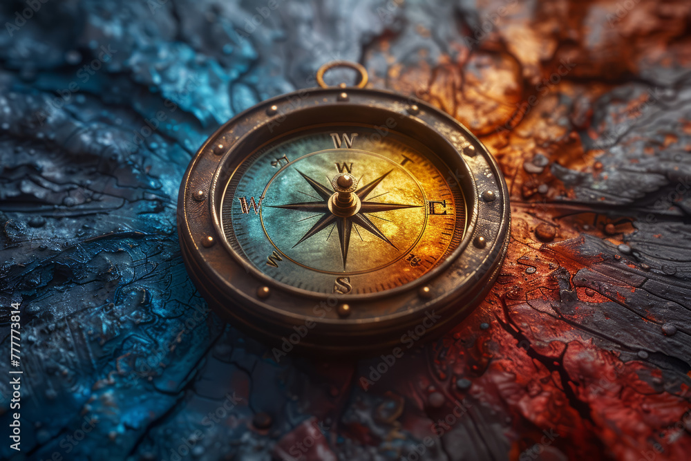 A spectrum of values and principles guiding moral compasses, navigating ...