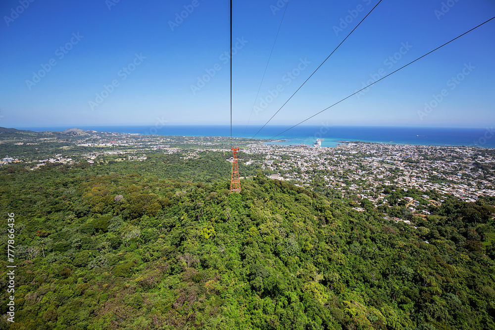 Teleferico in Puerto Plata, Dominican Republic, offers the visitor a ...