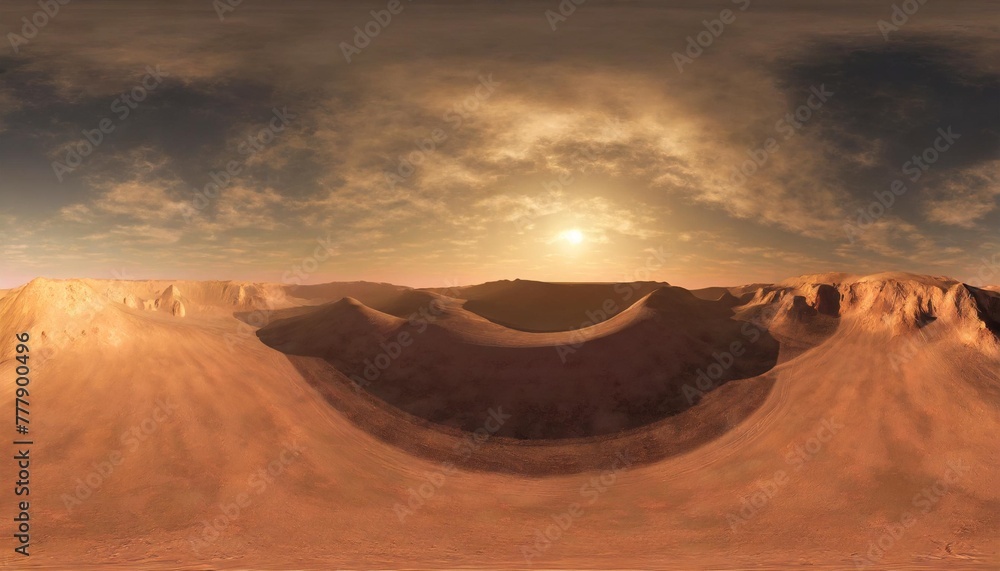 mars hdri environment map round panorama spherical panorama equidistant ...