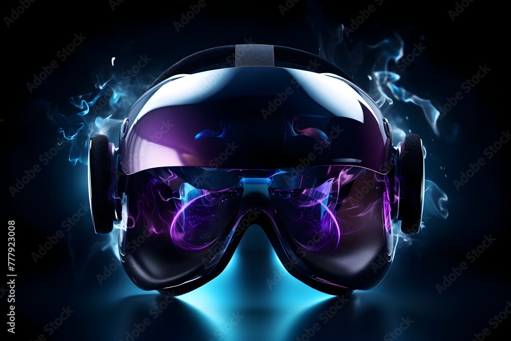 Immersive Virtual Realm A Futuristic VR Headset Unveils the Metaverse s ...