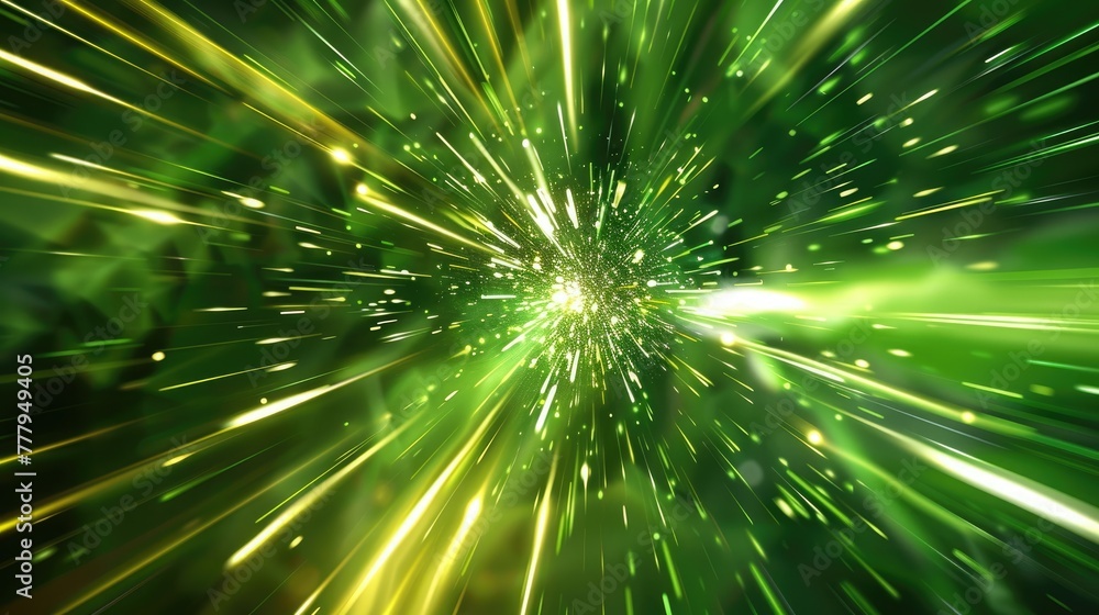 Green background, Warp speed effects, light speed effects, speed images ...