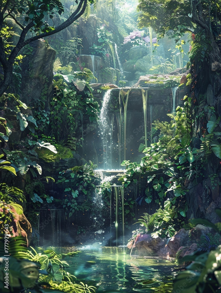 Sorcery-infused rainforests where every drop of water tells a story of ...
