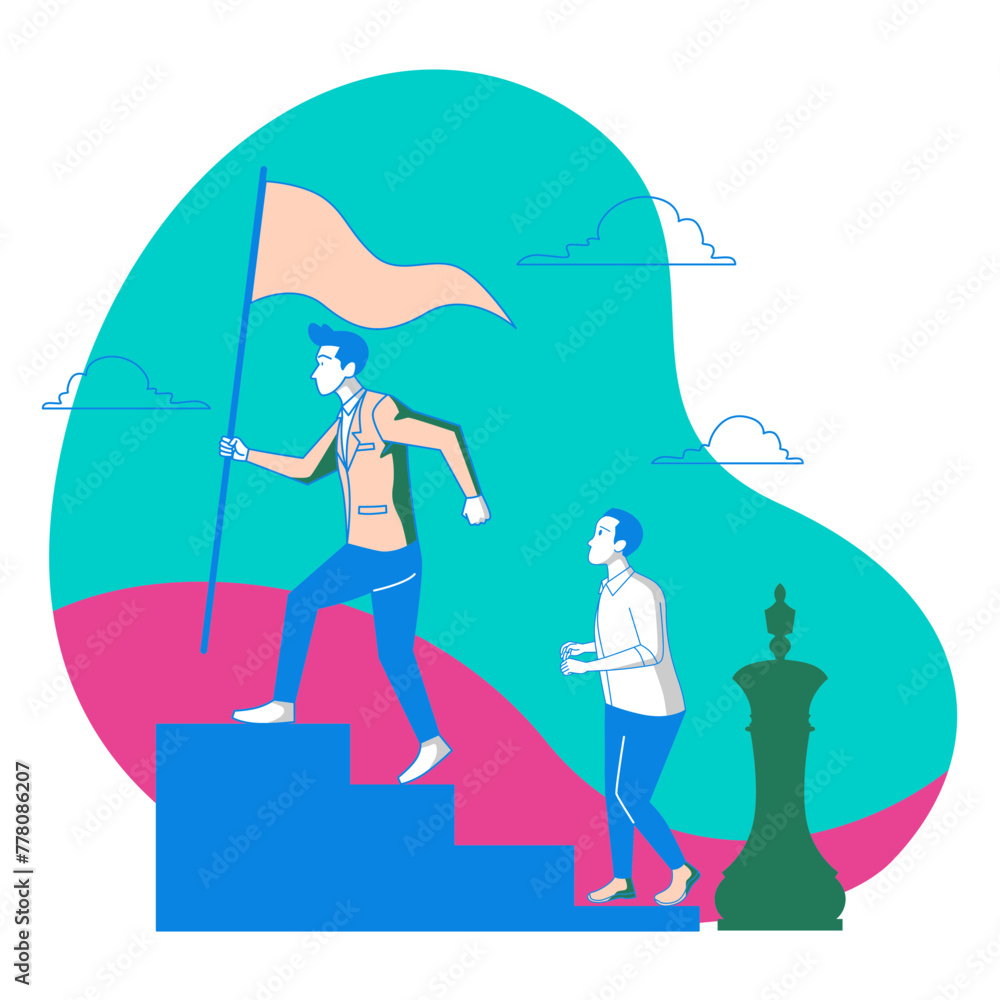Leader Vector Illustration, SVG Format Stock Vector | Adobe Stock