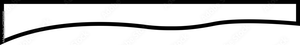 Border shape in outline style editable stock for website design. Vector ...