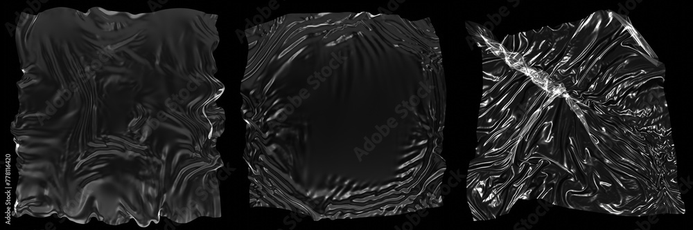 black plastic bag texture, wrap texture on a black background wallpaper ...