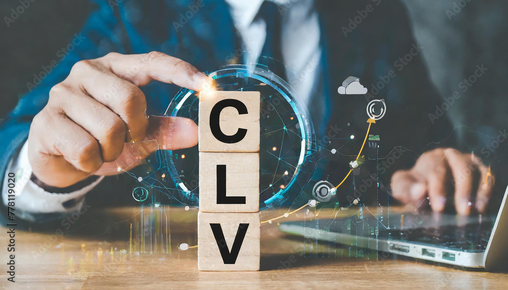 Customer lifetime value concept. Increasing CLV marketing strategy ...