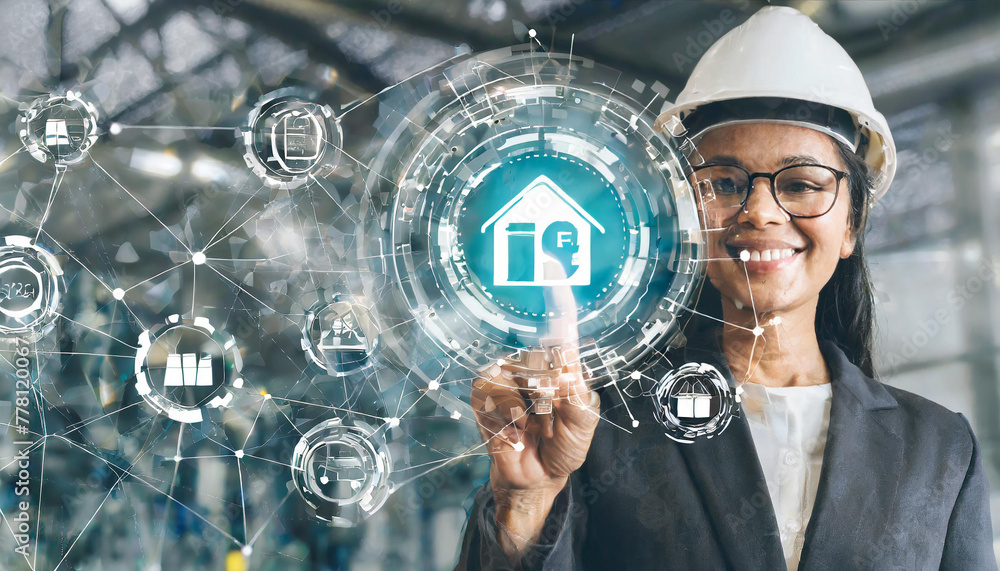 HSE, Health safety environment concept. Standard safe industrial work ...