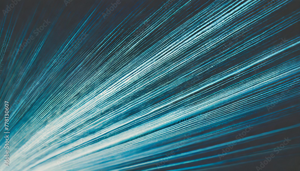 Light blue ray dark blue background grainy gradient noise texture ...