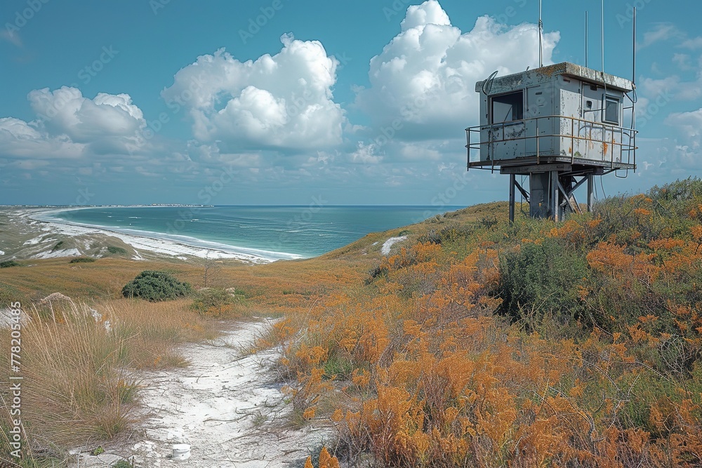 Emergency Coastal Monitoring Station Photo of a monitoring station ...