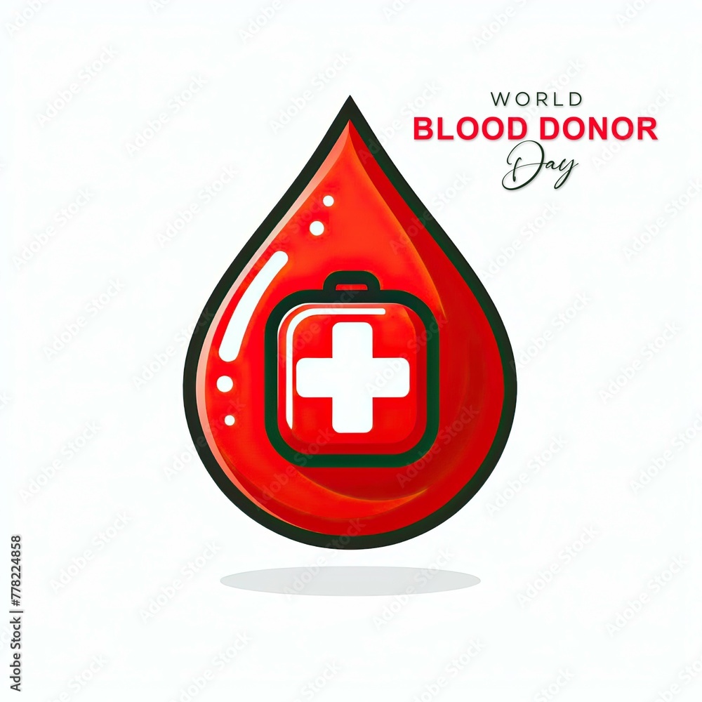 World Blood Donor Day, A poster for | World Blood Donor Day poster ...