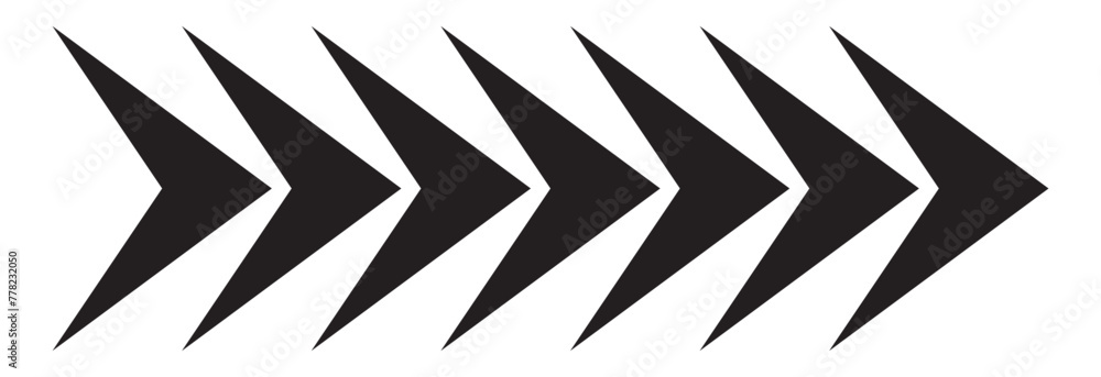 Arrow icon. Set black arrows symbols. Blend effect. Vector isolated on ...