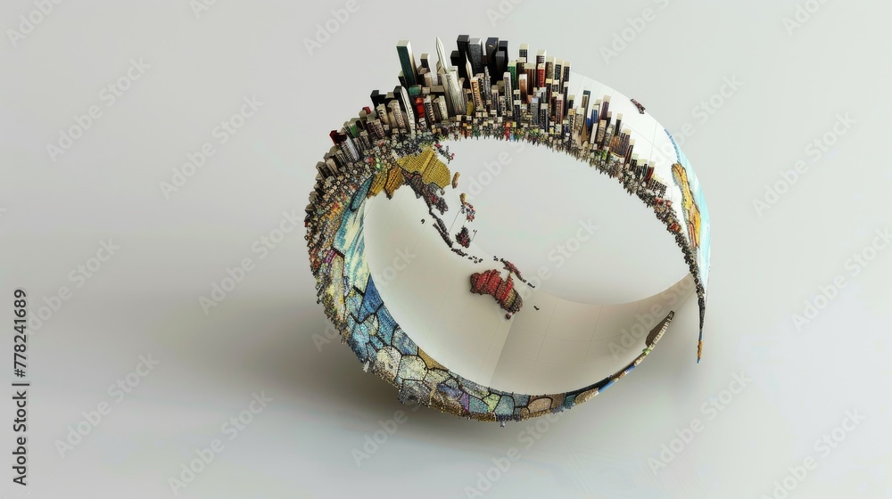 Wealth Distribution in Society A Lorenz curve graph depicting wealth ...