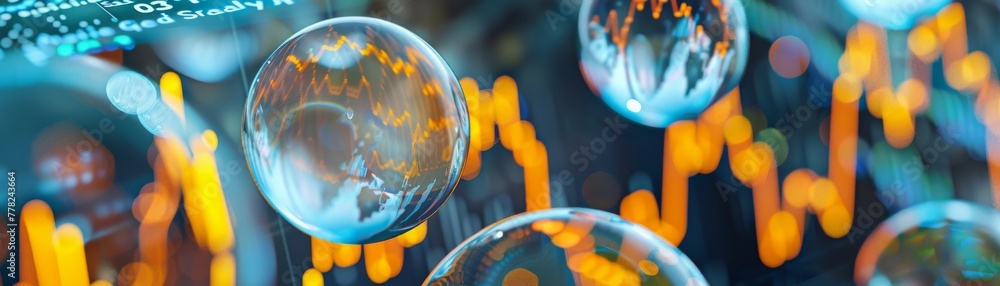 Market Share Evolution A bubble chart tracking changes in market share ...