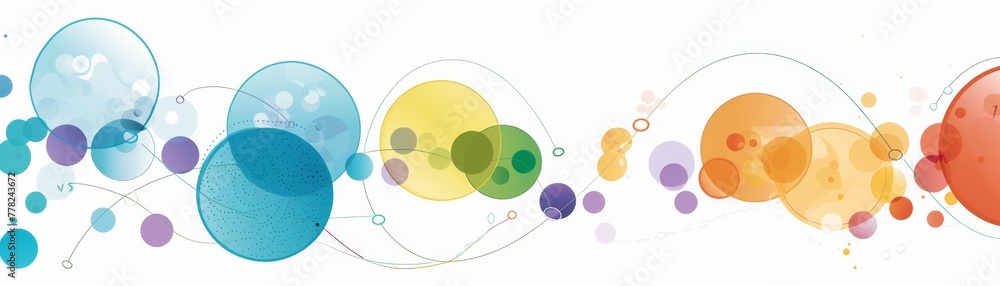Market Share Evolution A bubble chart tracking changes in market share ...